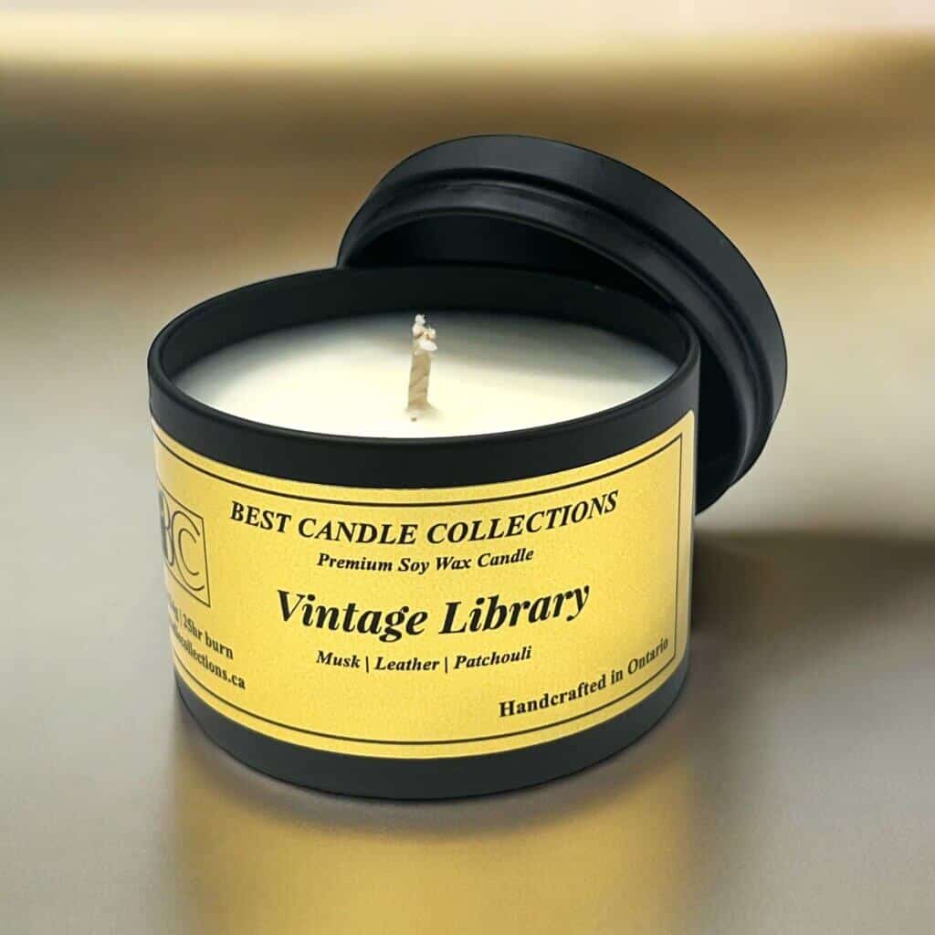 Vintage Library Soy Candle: Aromatic Glow and Classic Charm - Best ...